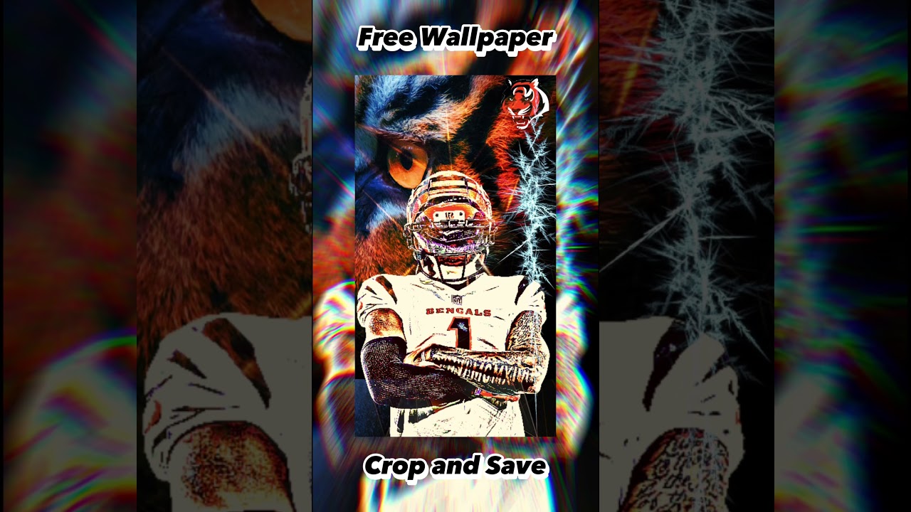Free Wallpaper Ja’Marr Chase Cincinnati Bengals || Crop and Save