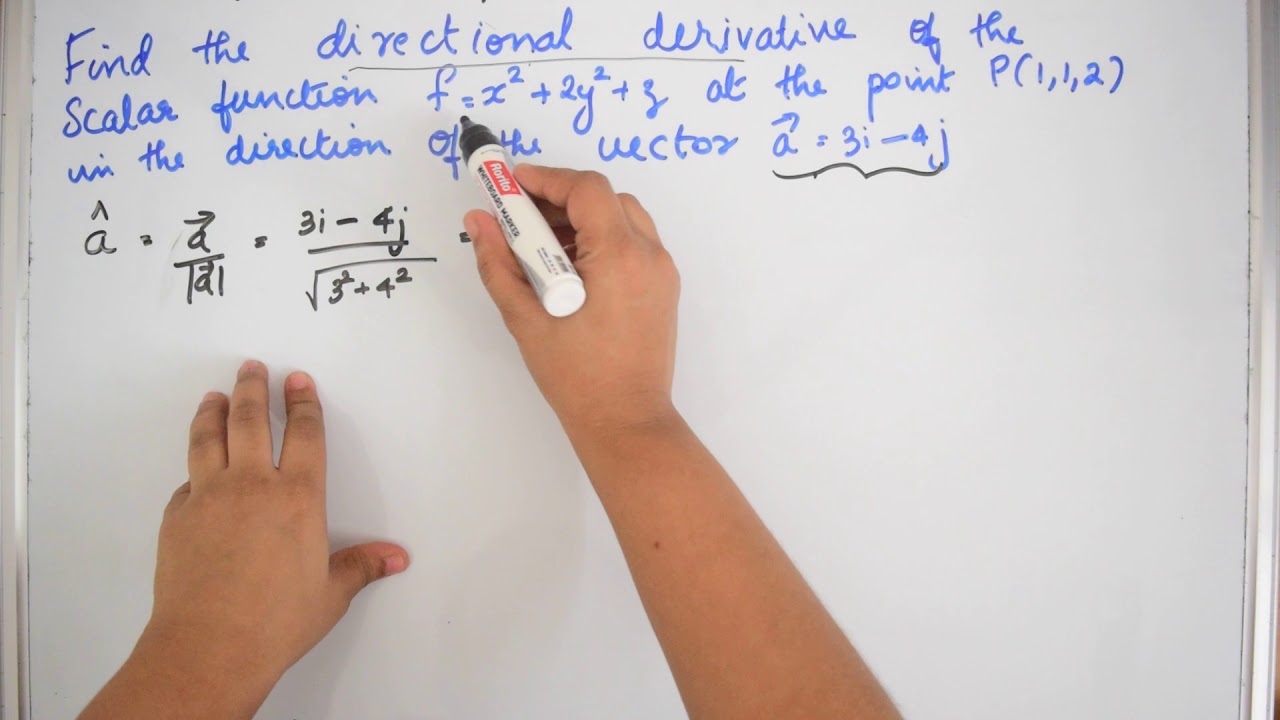 GATE Engineering Mathematics questions | Directional Derivative | Vector Calculus