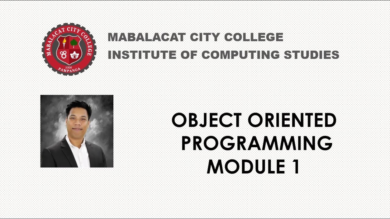 Object Oriented Programming Module 1