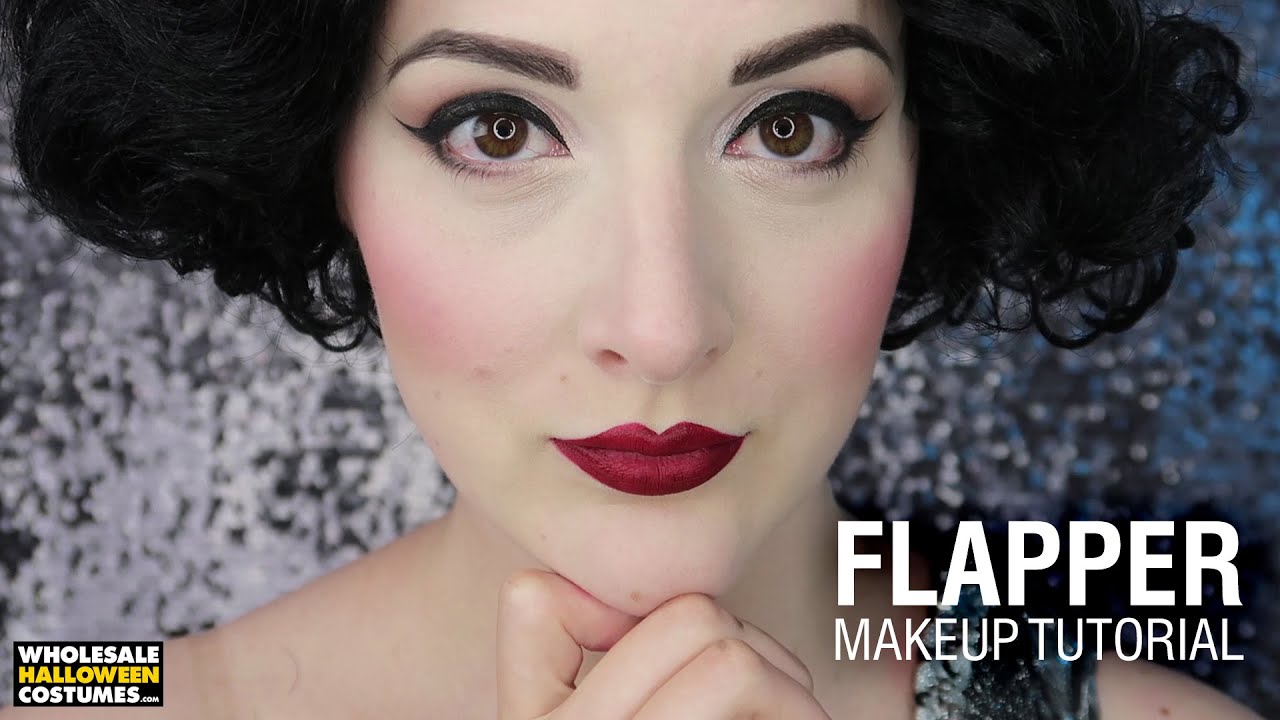 1920s FLAPPER MAKEUP TUTORIAL ft. Caitlyn Kreklewich | #WHCdoesSFX
