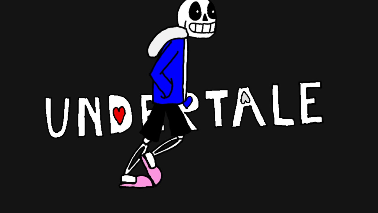 Sans walking GIF