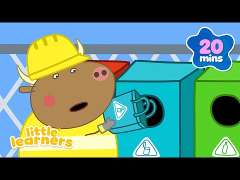 Peppa Pig Learns About How To Recycle ♻️ | Peppa Pig Tales | Cartoons For Kids | Little Learners