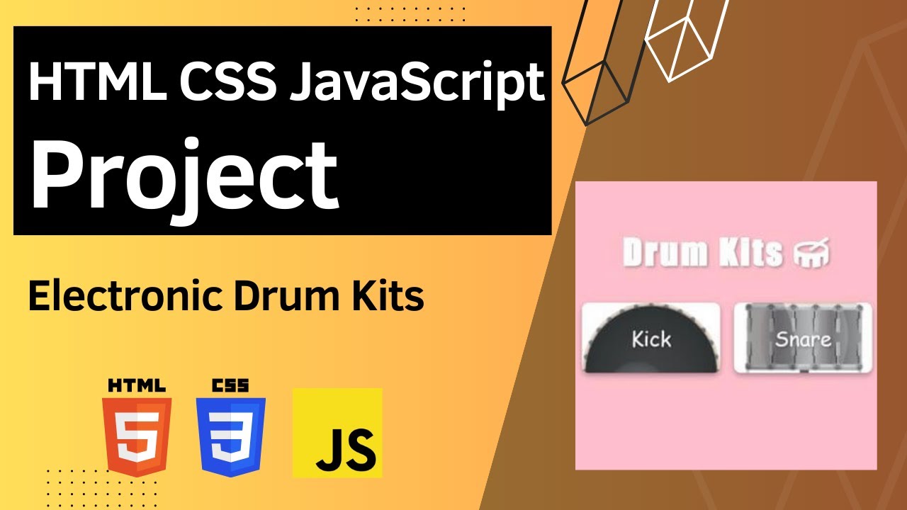 HTML CSS JavaScript Project - Drum Kits