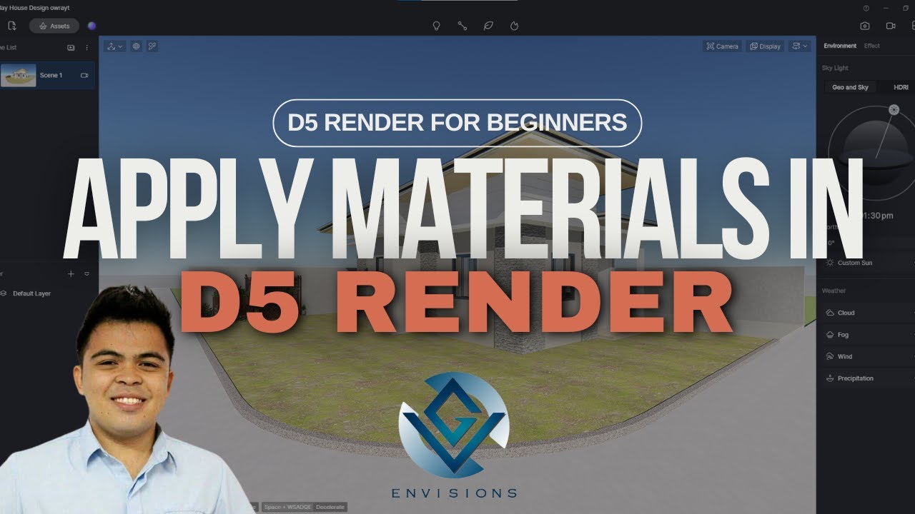 D5 Render for Beginners 2 I How to Apply Materials in D5 Render