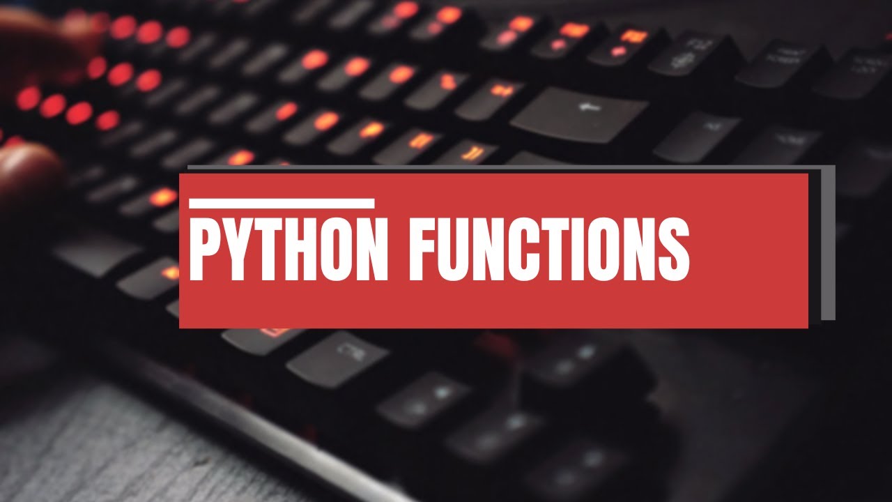 32. PYTHON - FUNCTIONS PART-3 (LAMBDA FUNCTION)