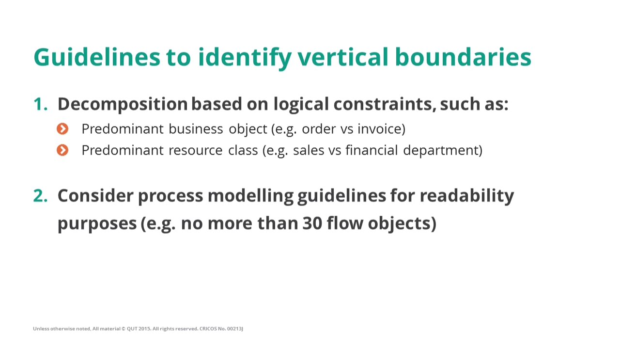 How to approach process identification