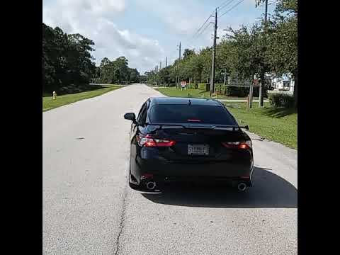 TRD Camry 2021 with tuning system