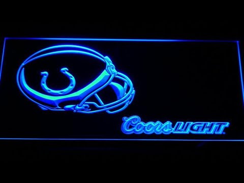 Indianapolis Colts Coors Light Helmet LED Neon Sign – SafeSpecial