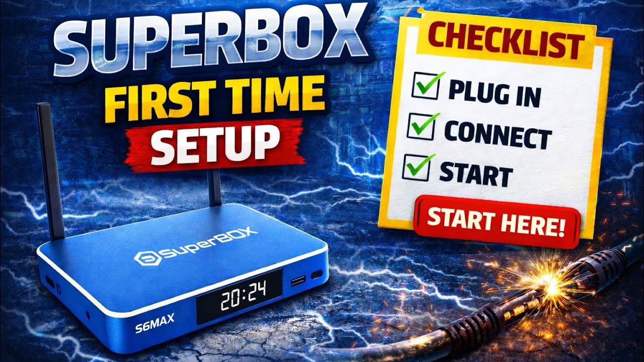 SuperBOX S6 Max 1st time setup!