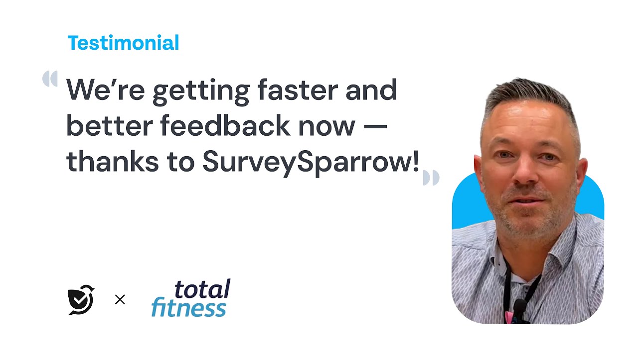 How Total Fitness improved customer feedback quality with SurveySparrow