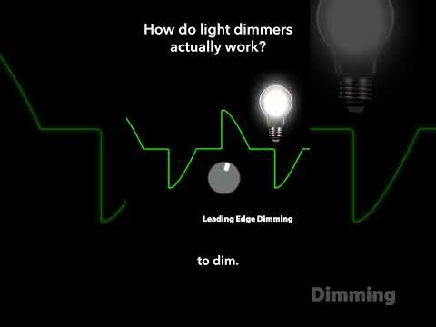 How do Light Dimmers actually work? #electronics #technology