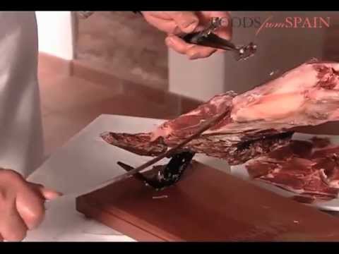 Spanish Ibérico Ham IV. Ham Carving