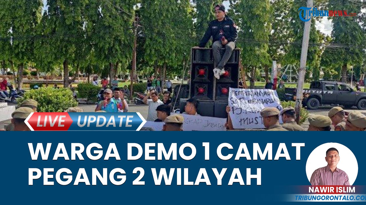 Aliansi Pemuda Desa Demo di Kantor Bupati Boalemo Gorontalo, Suarakan Tolak Camat Rangkap Jabatan