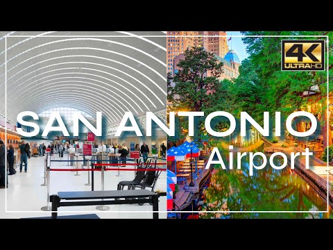 San Antonio Airport 4k Texas International Tour Travel Aeropuerto