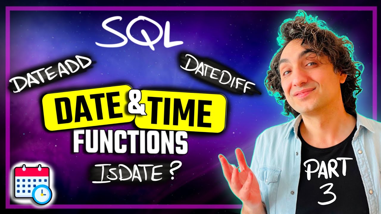 SQL Date & Time Functions (Visually Explained) | DATEADD, DATEDIFF, ISDATE | #SQL Course 17