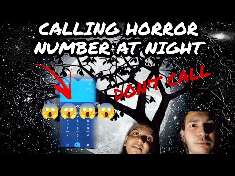Calling HAUNTED Phone number - Don't call on this number 😱 | Exploring with We 4