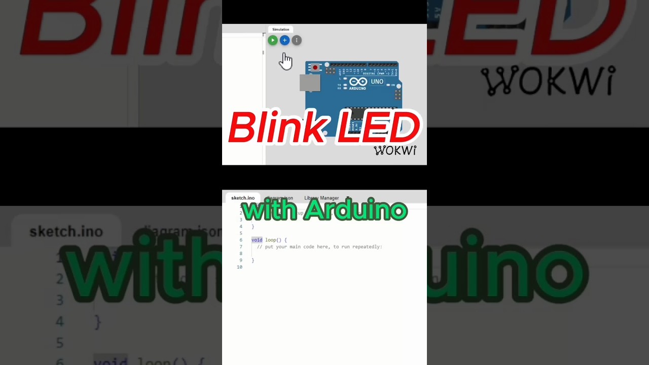 How to Blink an LED with Arduino || Step-by-Step Tutorial || WOKWI