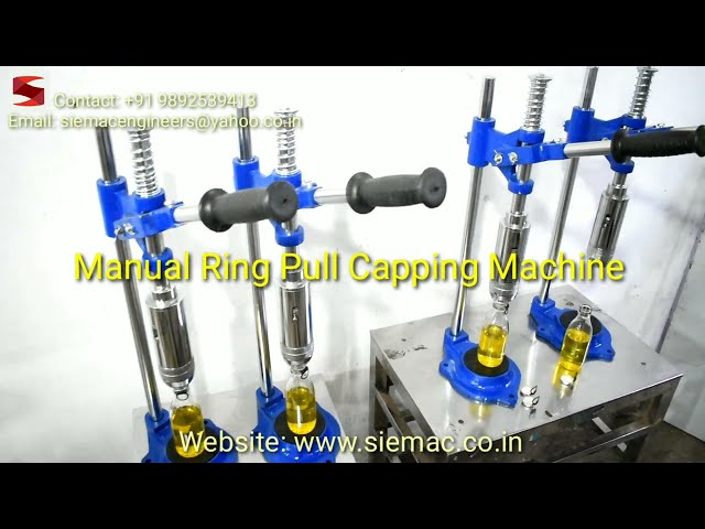 Ring Pull Capping Machine - 2Head Ring Pull Capping Machine ...
