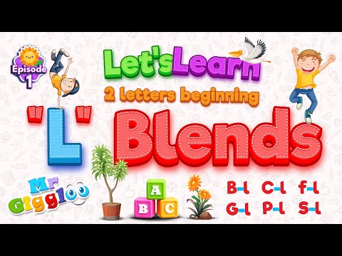 🅻 Learn L Blends for Kids | Fun Phonics Lesson with Words & Sounds | Bl, Cl, Fl, Gl, Pl, Sl