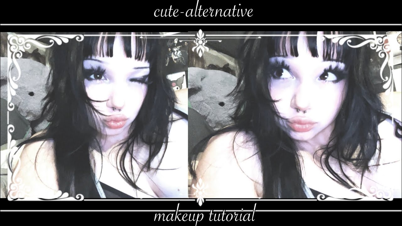 cute-alternative makeup tutorial 🤍