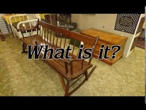 WHAT IS IT?: MAMMY ROCKING CHAIR BENCH | STRATHROY ANTIQUE MALL