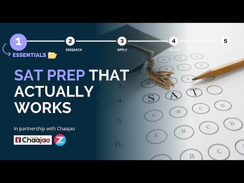 SAT Prep That Actually Works | Uni Guide | ZNotes x Chaajao