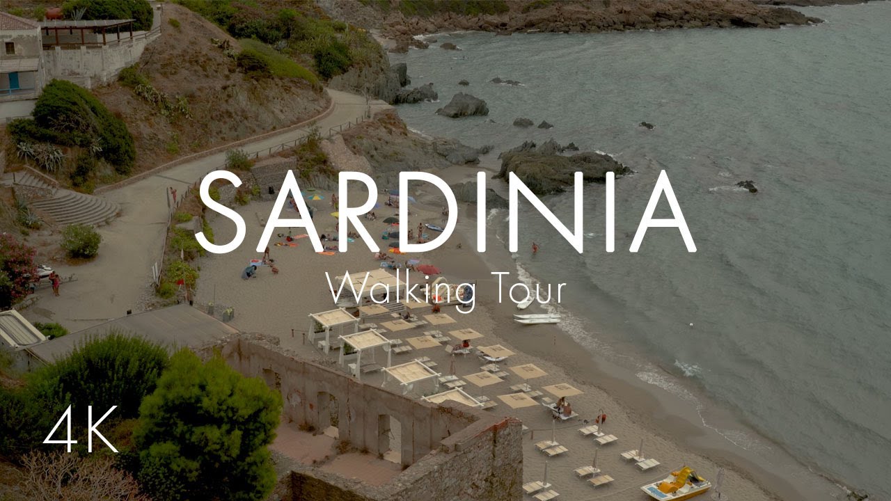 Sardinia | Porto Flavia | Walking Tour | 4K