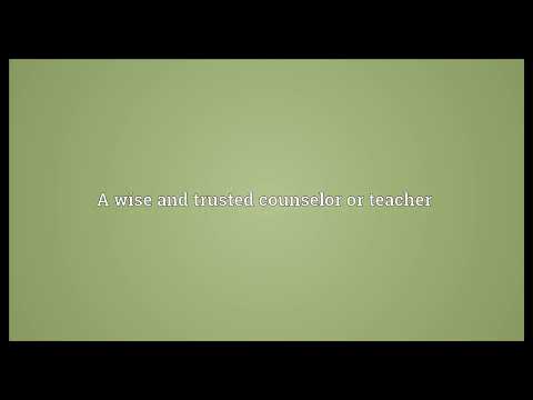 Mentor Meaning