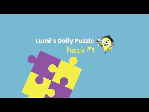 Lumi's Daily Puzzle | Beginner Puzzle 1 | Critical Thinking Skills for Kids (Ages 3-8)