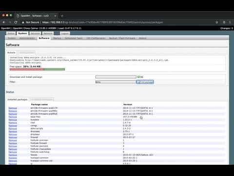EZR30 OpenWrt Firmware Install DDNS Modules