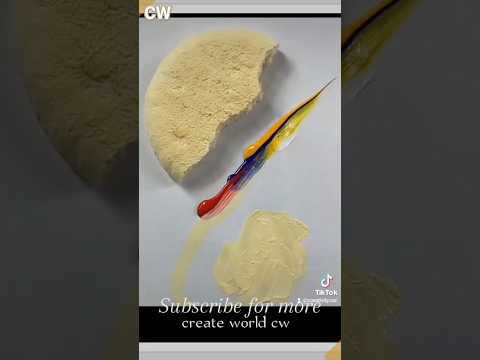 How to make banana light Yellow colour😍| Paint mixing 🎨| Acrylic color  basics | #artist  #shorts