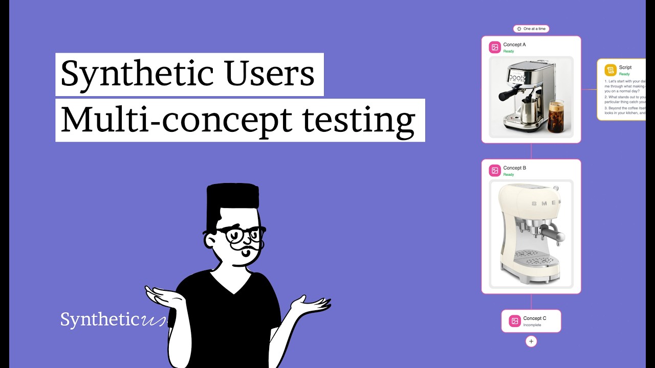 Synthetic Users Multi-concept testing tutorial