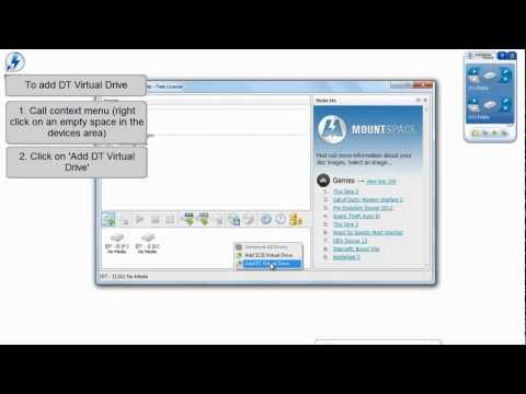DAEMON Tools Lite: create virtual device howto
