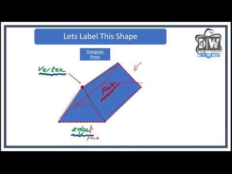 3D Shapes (Edges, Faces and Vertices)+