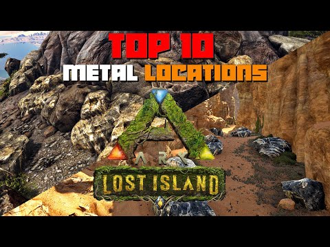 ARK: Lost Island | TOP 10 BEST Metal Spawn Locations!!