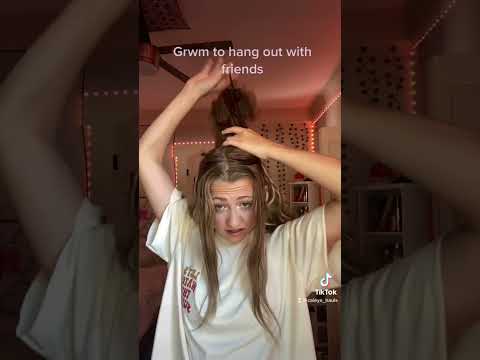 Grwm to hang out with my friends