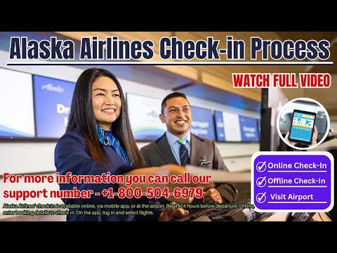 Alaska Airlines check-in Process
