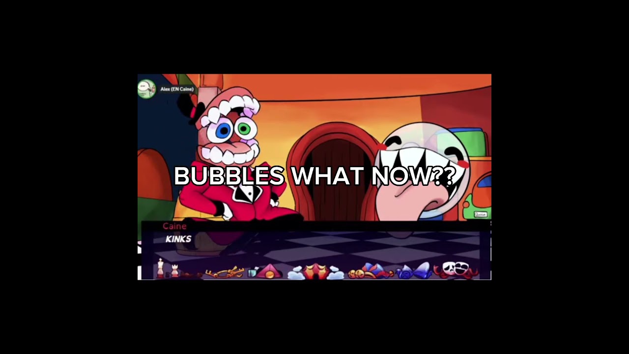 BUBBLES WHA HUH HUH??? #tadc #livestream #bubble #cainedigitalcircus #caine #imscared #what