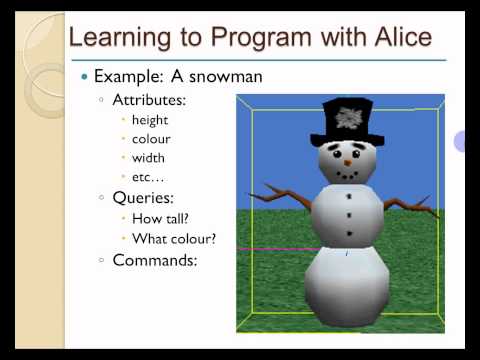 ICS2O - Lesson 5 - Introduction to Alice