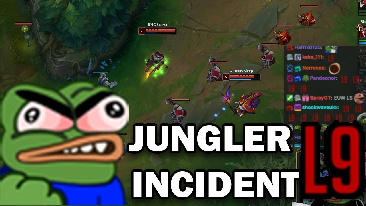 RATIRL Went L9 mode on Ally Jungler on Discord