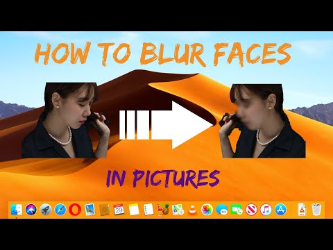 How to blur faces in pictures