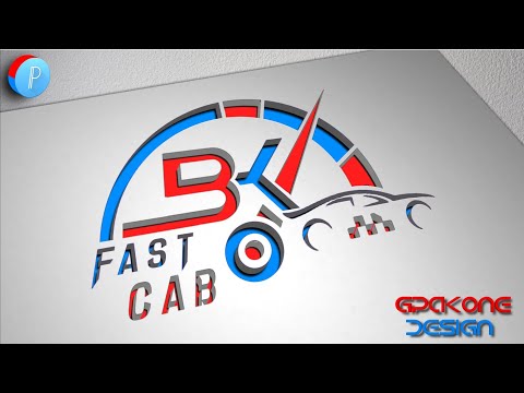 BK Fast Cab Logo Design Tutorial Pixellab-Android |Pixellab 3D Logo Design |gpakone design |