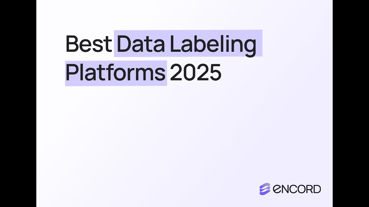 Best Data Labeling Platforms in 2025 (Encord vs CVAT, Lightly & More)