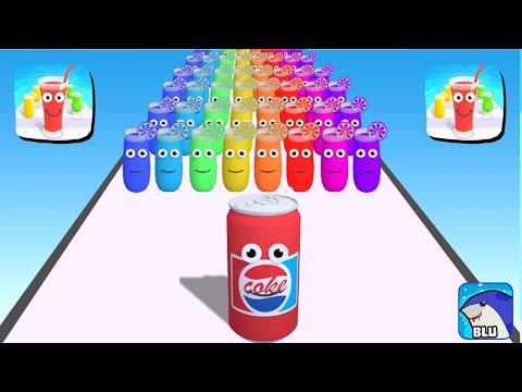 TikTok Gameplay Video 2023 - Satisfying Mobile Game Max Levels: Juice Run Update Ball Run 2048
