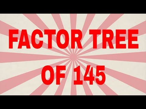 Factor tree of 145|Prime factor tree