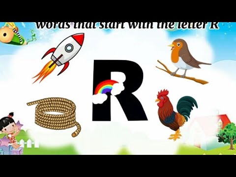 Words That Start with R | Words That Start with Letter R for Toddlers | Vocabulary For Kids