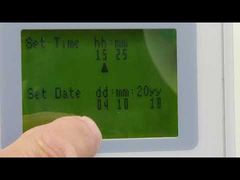 How to reset the date and time - Eschmann SES113 SES225 Autoclave