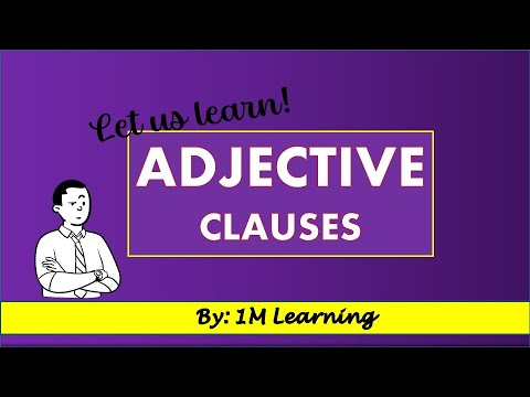 Adjective Clauses I Learn the smooth way!