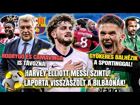 Az igazi VESZÉLY Harvey Elliott lesz Szoboszlaira! 😱 A Barcelonát TÁMADJÁK Nico megszerzéséért!