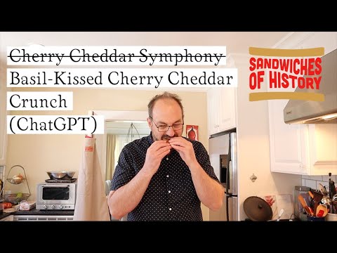 Basil-Kissed Cherry Cheddar Crunch Sandwich (ChatGPT) on Sandwiches of Future History